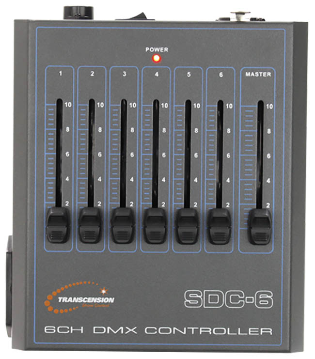 Compact 6 Channel DMX Controller - Controllers