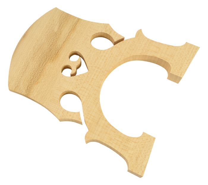 Double Bass Bridge 4/4 3/4 and 1/2 Sizes by Sotendo - Double Bass